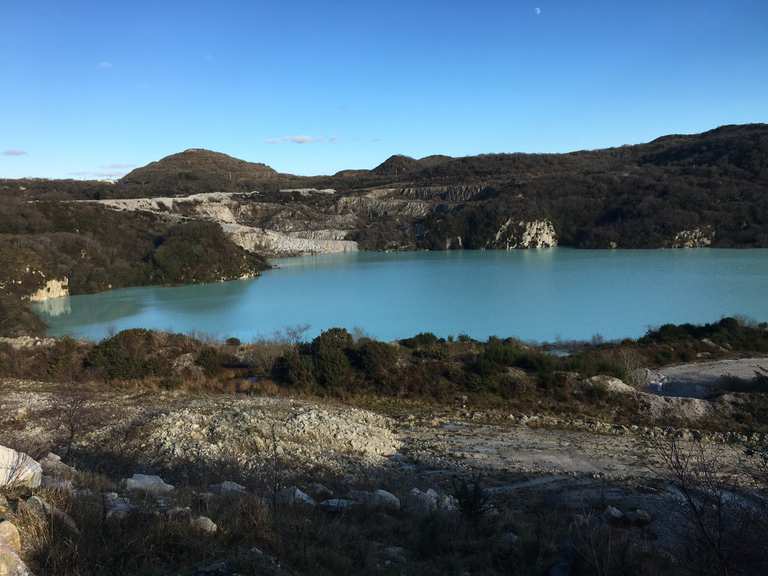 Goss Moor Nature Reserve & Goonvean china clay works loop | bike Tour ...