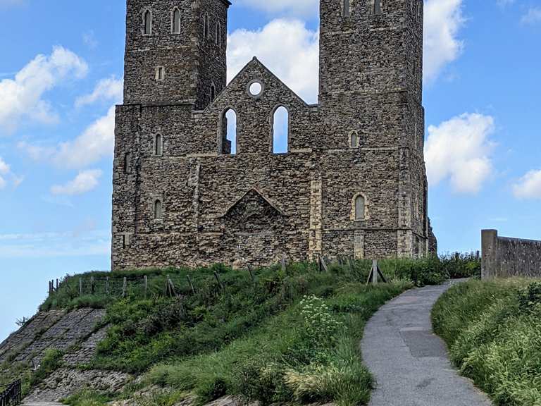 Reculver Towers - Cycle Routes and Map | Komoot