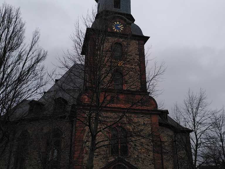 Kirche Langenselbold am Jakobsweg Fulda-Main: Wanderungen und Rundwege ...