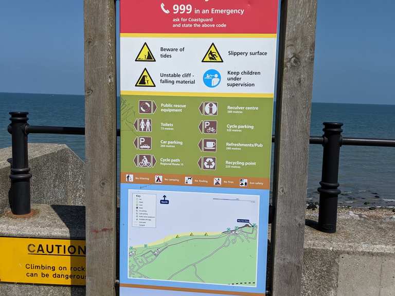 Reculver Towers - Cycle Routes and Map | Komoot