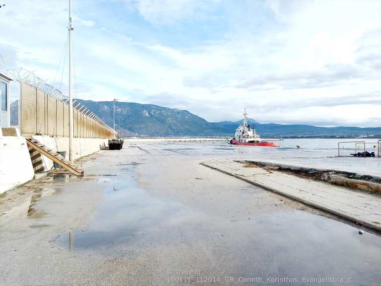 Pier and Port of Corinth - Cycle Routes and Map | Komoot