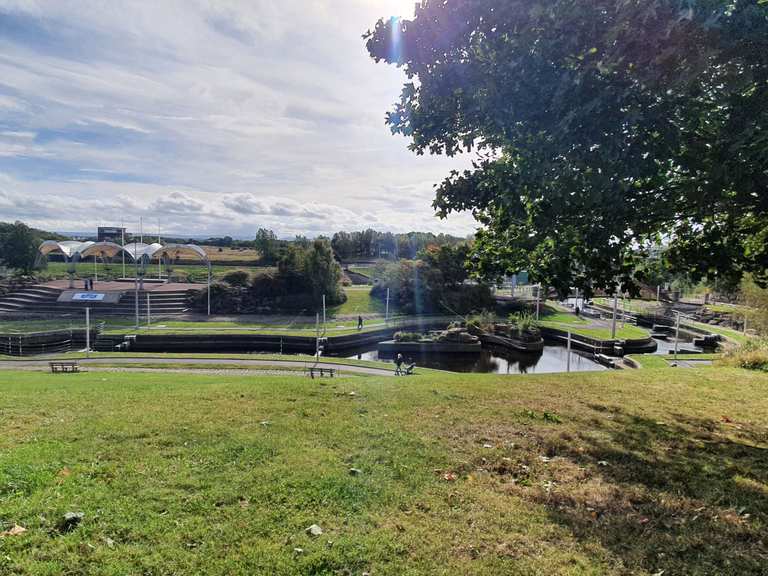 Tees Barrage view from Teeside White Water Course Routes for Walking ...