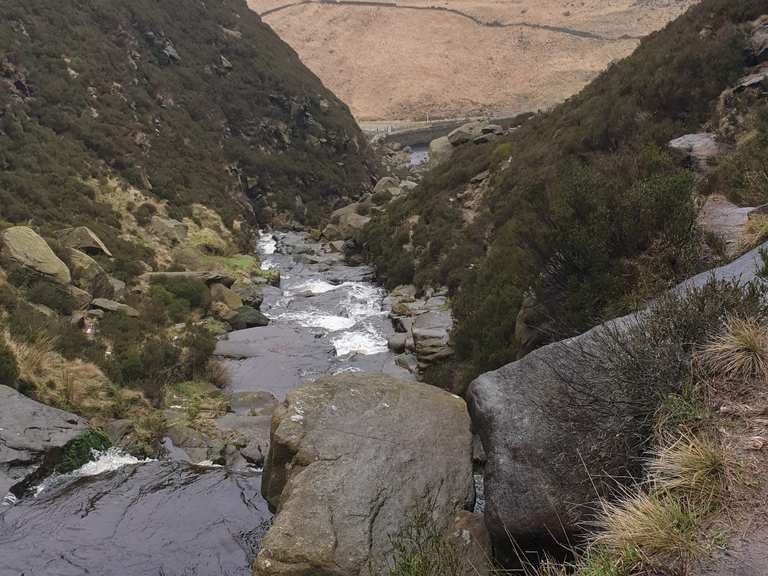 Birchen Clough Waterfall Scramble Routes for Walking and Hiking | Komoot