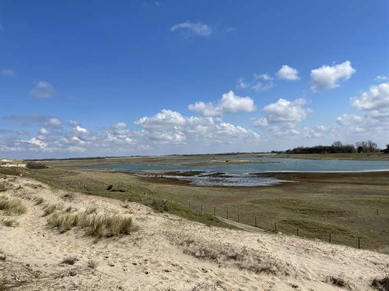 Panorama view het Zwin wandelroutes en hikes | Komoot