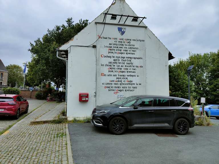 Mont Saint-Aubert via Croix Jubaru Itinéraires vélo et carte | Komoot