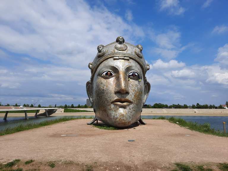 Het gezicht van Nijmegen (Romeins Masker) wandelroutes en hikes | Komoot