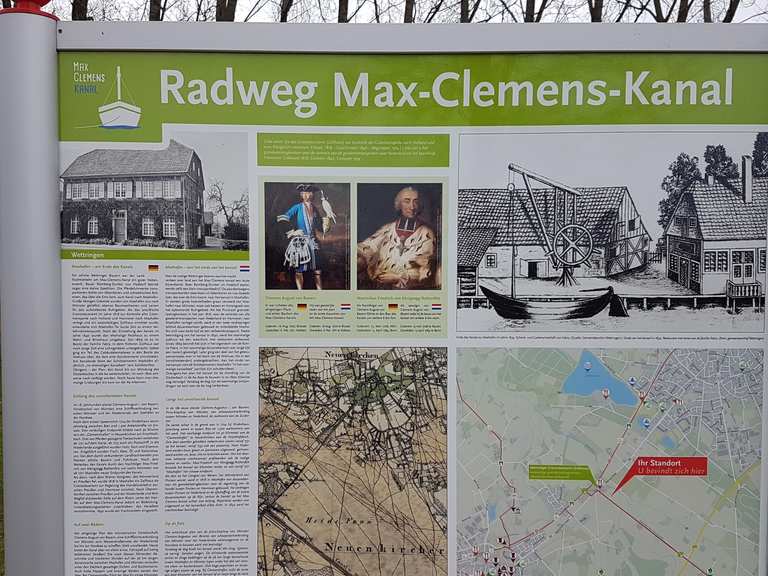Max-Clemens-Kanal-Teilstück Maxhafen bis Clemenshafen: Radtouren und ...