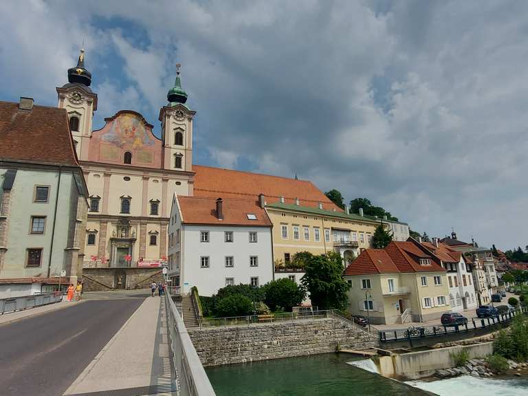 Blick auf Mündung Steyr-Enns - Cycle Routes and Map | Komoot