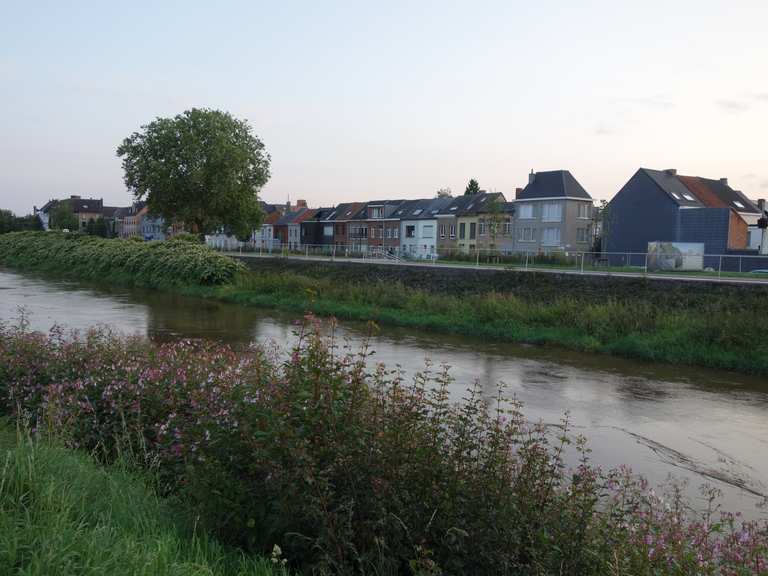 Samenvloeing van grote en kleine Nete wandelroutes en hikes | Komoot