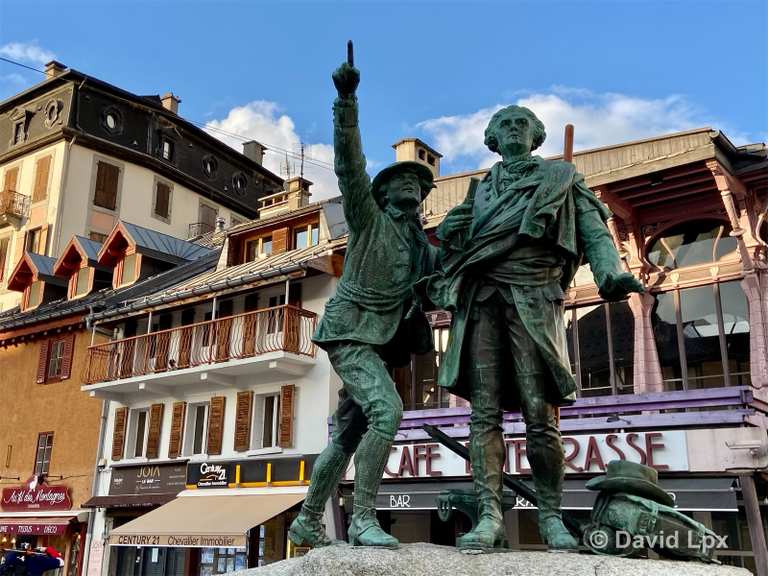 Denkmal für Jacques Balmat und Saussure: Wanderungen und Rundwege | komoot