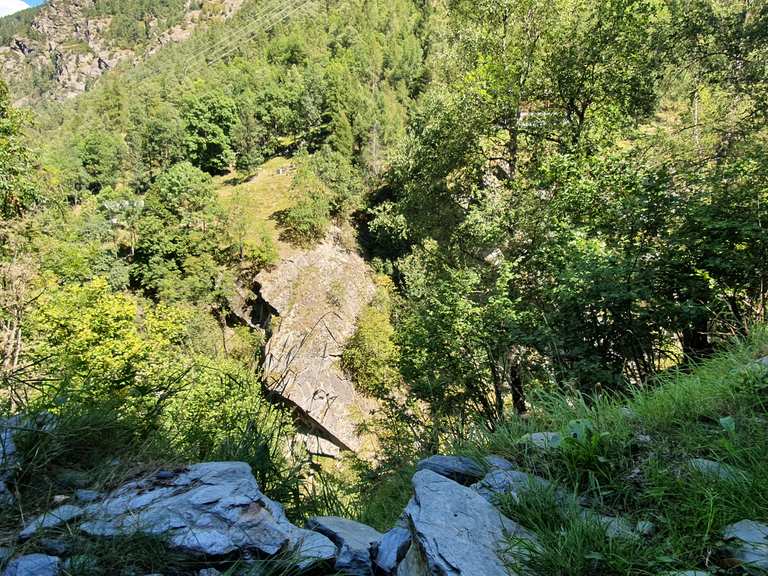 Saas-Visp Bike Variante: Von Saas-Balen nach Visp | Salida en MTB | Komoot