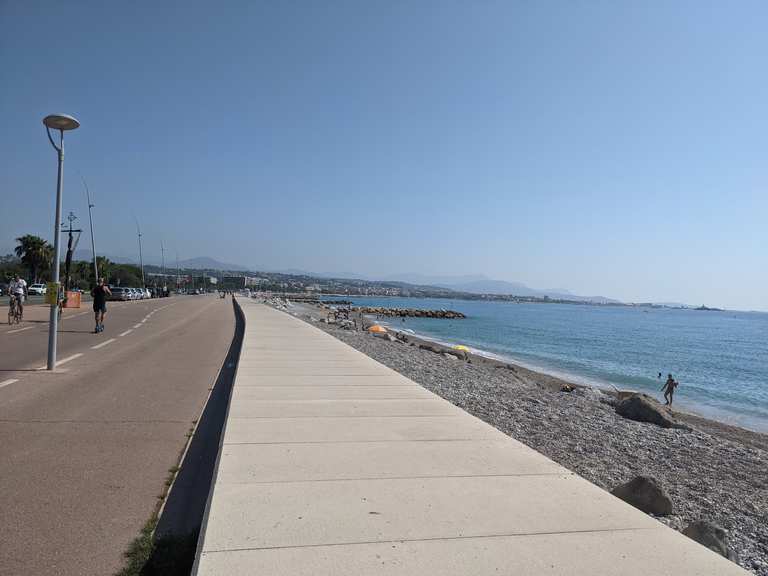 Cagnes sur Mer – Strandstraße Runde von Antibes | Fahrradtour | Komoot
