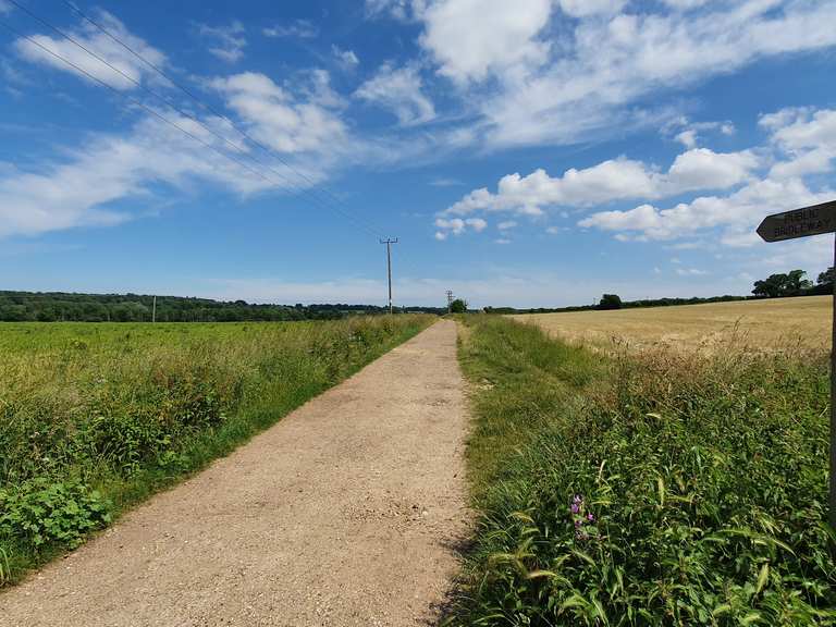 Hellesdon Station & Costessey loop em Marriot's Way | caminhada | Komoot