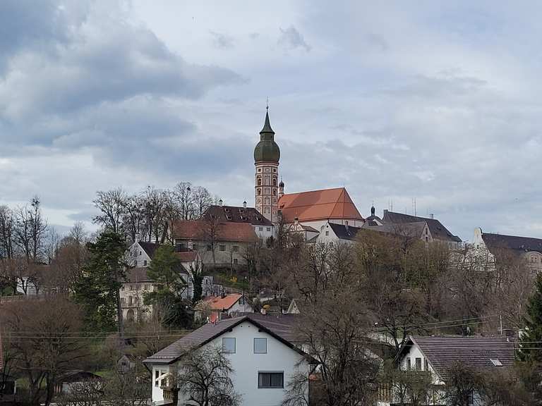 Blick auf Kloster Andechs - Cycle Routes and Map | Komoot