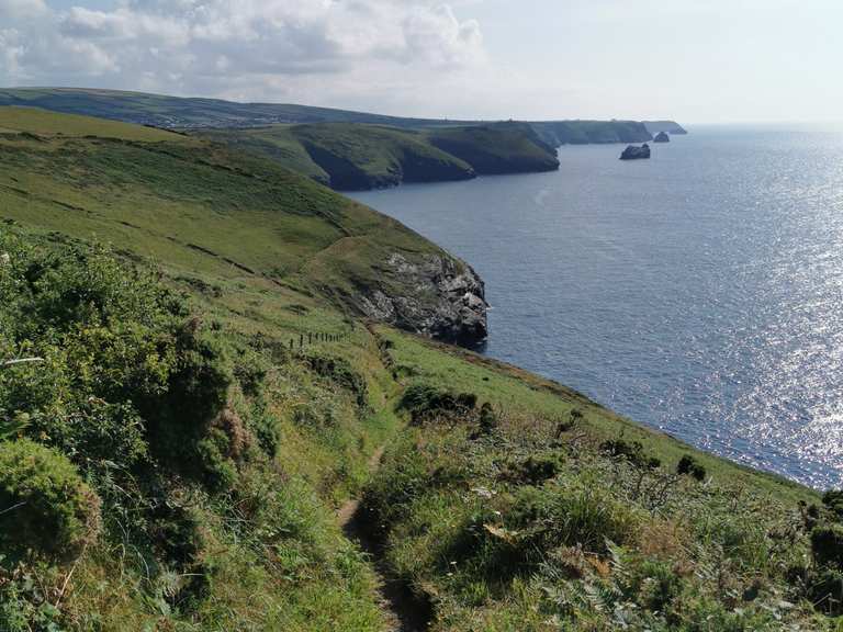 Coastal path to Fire beacon and Beeny cliff - Routes for Walking and ...