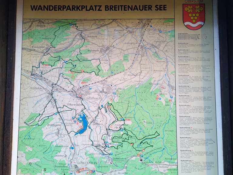 Wanderparkplatz Breitenauer See: Wanderungen und Rundwege | komoot