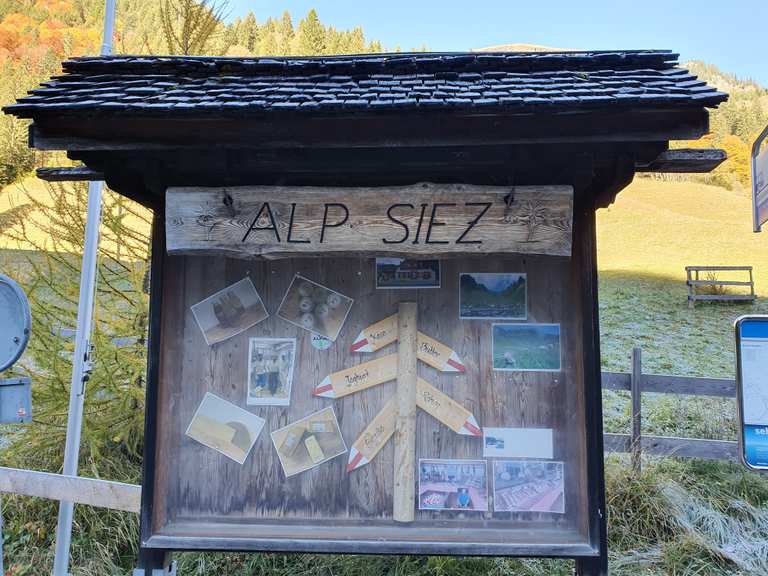 Alp Siez, Weisstannental: Wanderungen und Rundwege | komoot