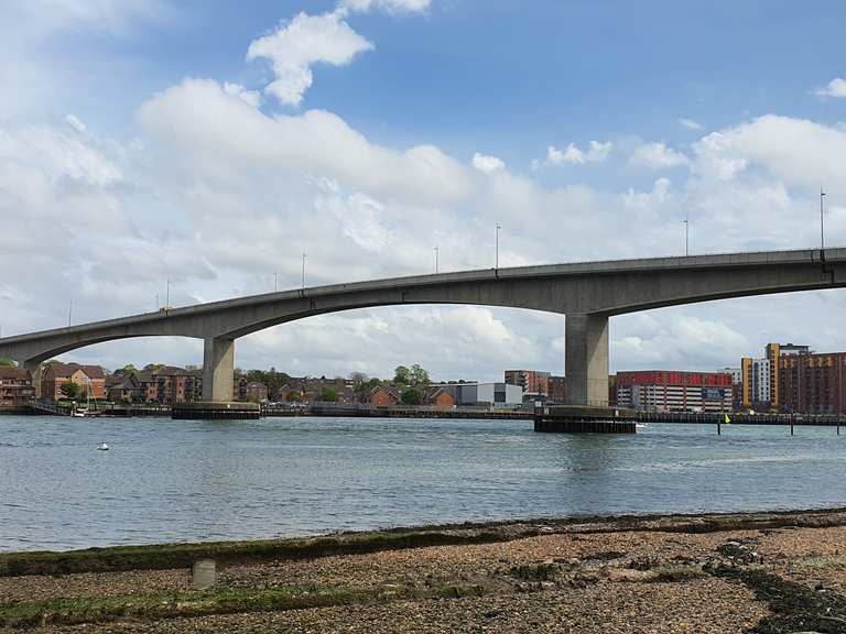 Itchen Bridge - Cycle Routes and Map | Komoot