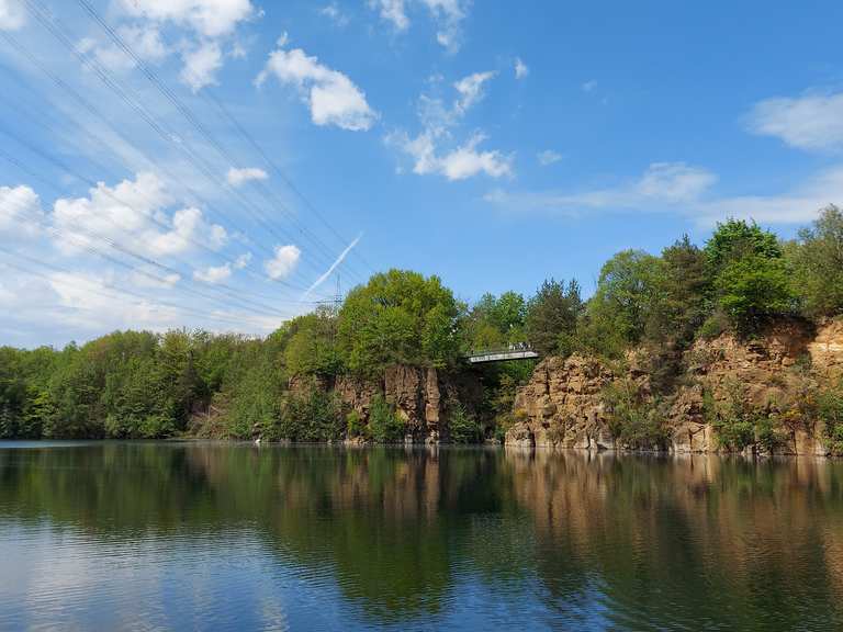 Dietesheimer Steinbrüche – Vogelsberger See Runde von Steinheim am Main ...