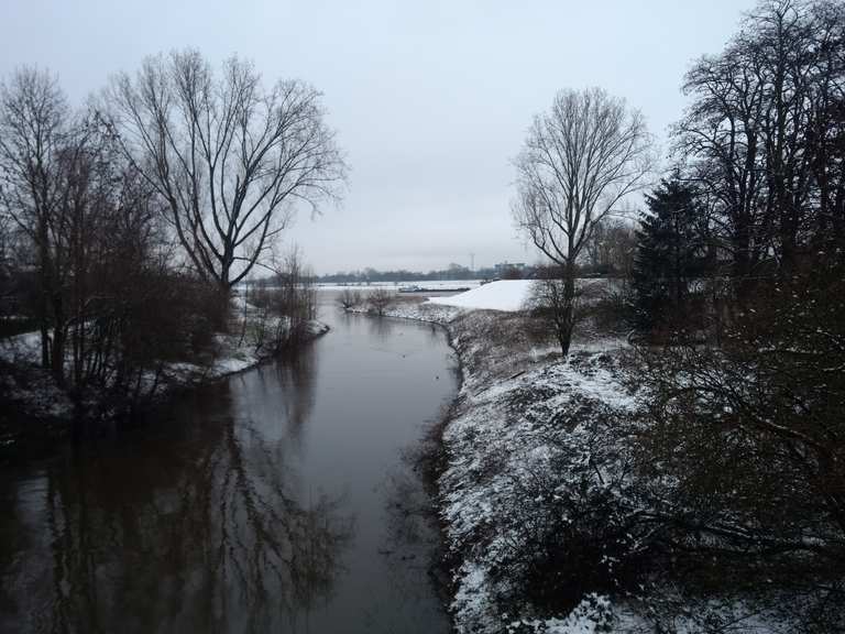 Die Mündung der Erft in Neuss-Grimlinghausen - Itinéraires de rando et ...