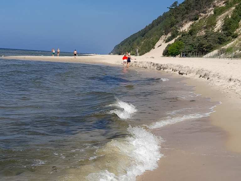 Strand Wiselka bei Mistroy – Strand Runde von Wisełka | Wanderung | Komoot