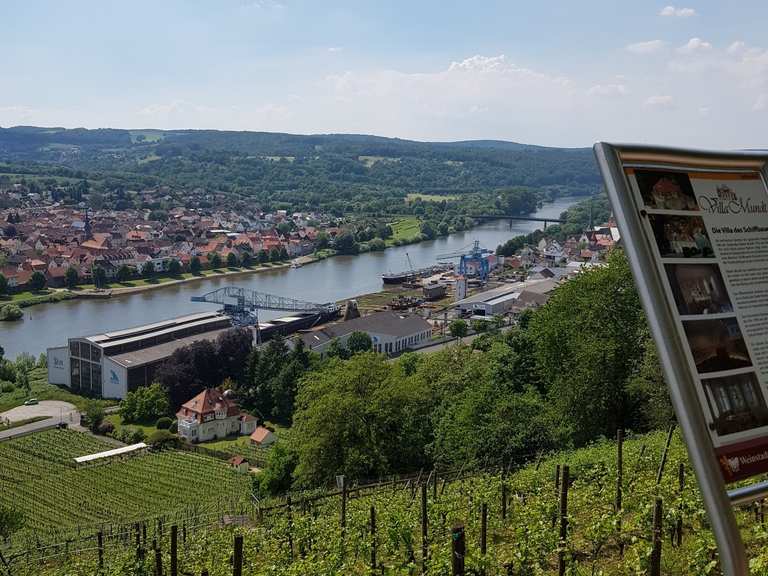 Tor zu den Weinterassen Erlenbach am Main - Mountain Bike Trails ...