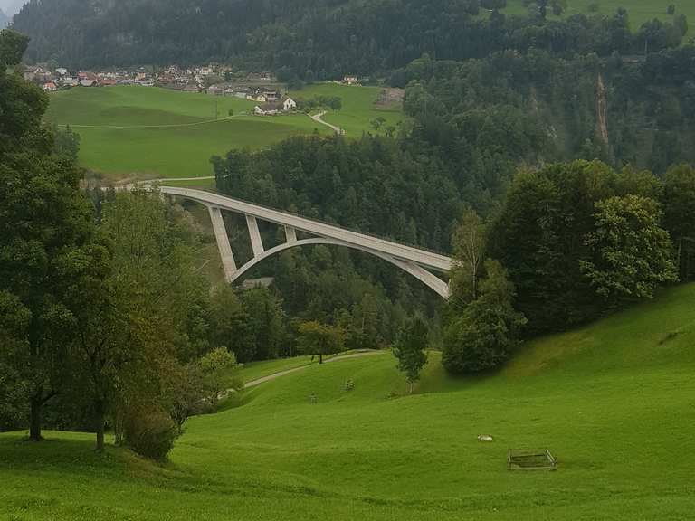 The Tamina Bridge: the largest arch bridge in Switzerland - Mountain ...