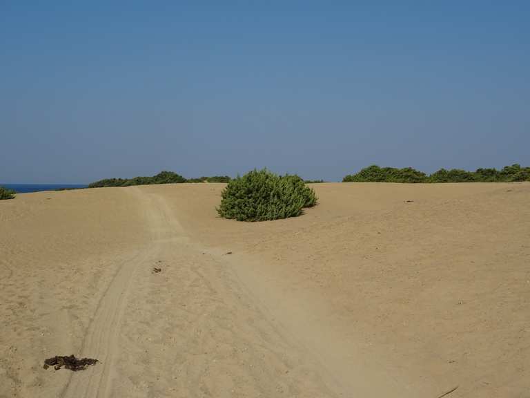 Dünen bei Ágios Geórgios Argirádon Routes for Walking and Hiking | Komoot