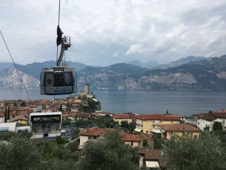Aussicht vom Mt. Baldo – Stazione Monte Baldo Runde von Malcesine ...