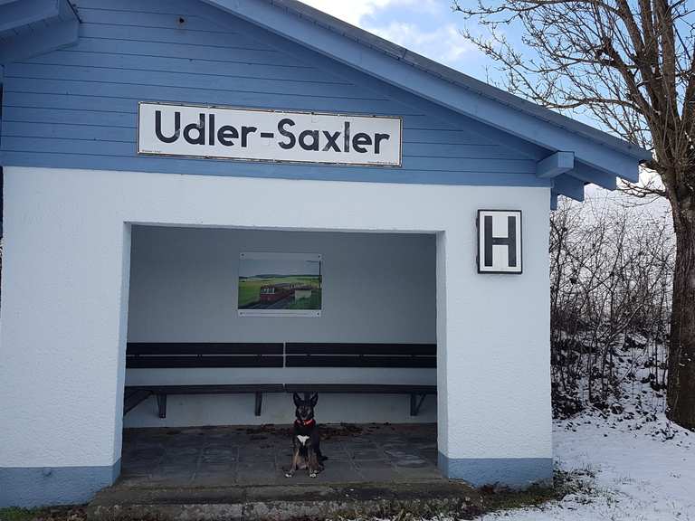 Udler Saxler Alter Bahnhof: Wanderungen und Rundwege | komoot