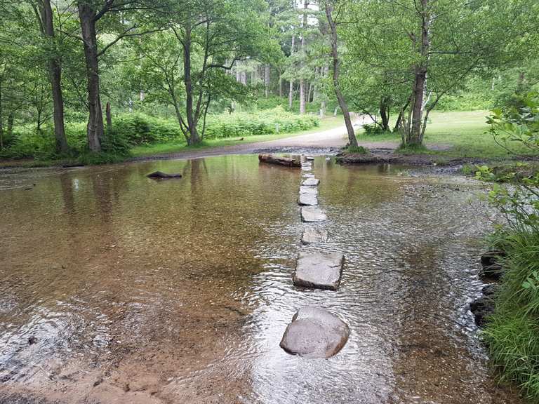 Top of "The Butts" – Stepping Stones, Cannock Chase Loop from Slitting ...