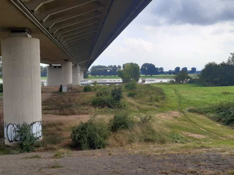 View of the A44 Rhine Bridge roadway – Hikes & How to Get There | Komoot