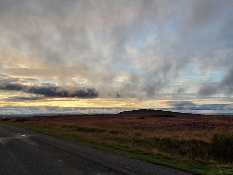 Burbage Moor heuvelklim - wiellerroutes en kaart | Komoot