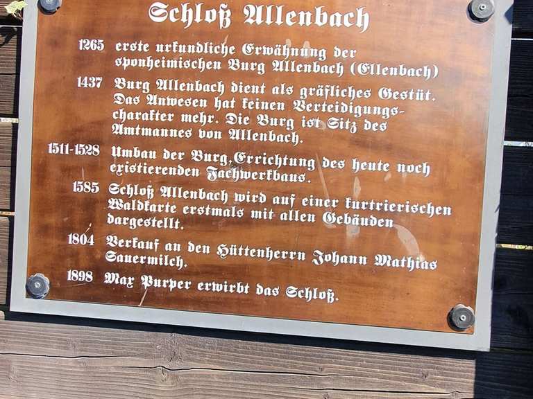 Schloss Allenbach Routes for Walking and Hiking | Komoot