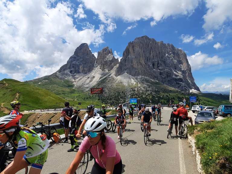 Passo Sella Road Cycle Routes and Map | Komoot