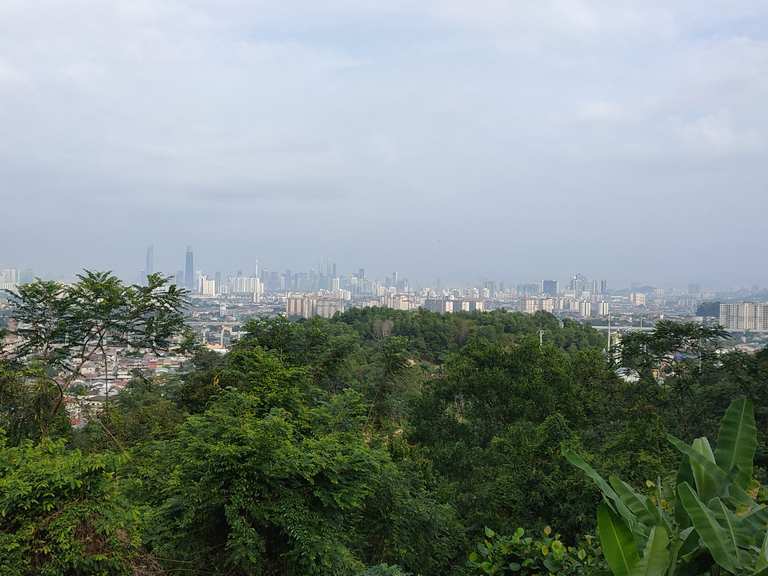 View of Kuala Lumpur from Ampang Lookout Point Road Cycle Routes and ...