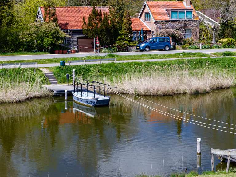 Schilf- Brücke – Blick auf Veere Rondje vanuit Zanddijk | wandeling ...