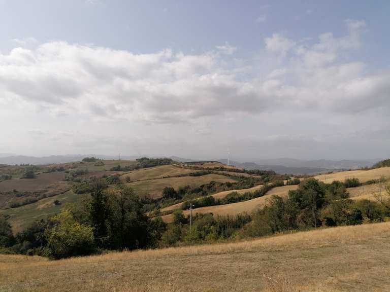 Vista sulle colline romagnole da Monte Cavallo: Mountainbike-Touren und ...