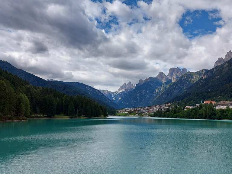 Lago di Santa Caterina – Ponte sul fiume Ansiei Runde von Calalzo ...