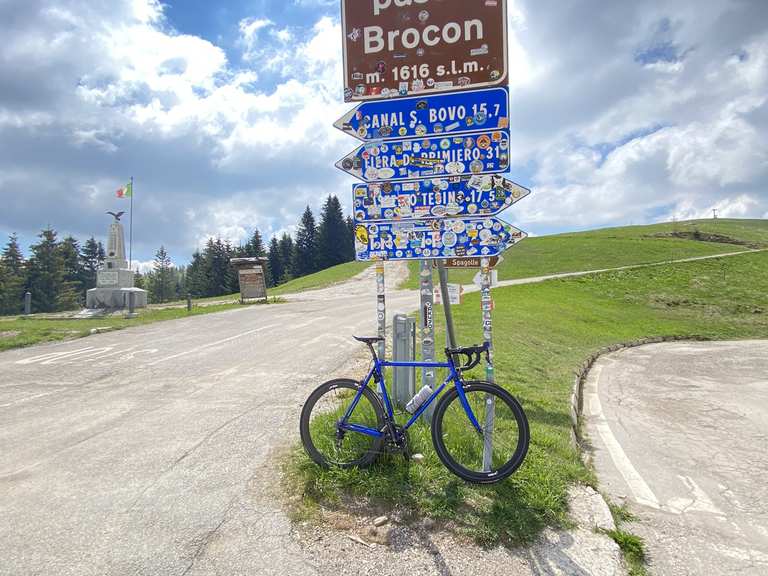 Da Fiera di Primero a Passo Gobbera e Passo Brocon | giro in bici da ...