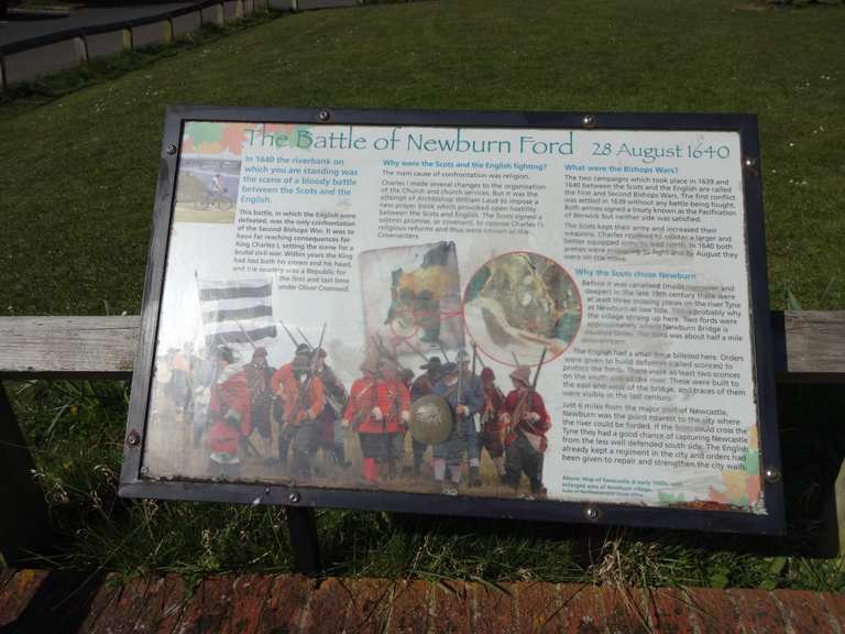 Battle of Newburn site Road Cycle Routes and Map | Komoot