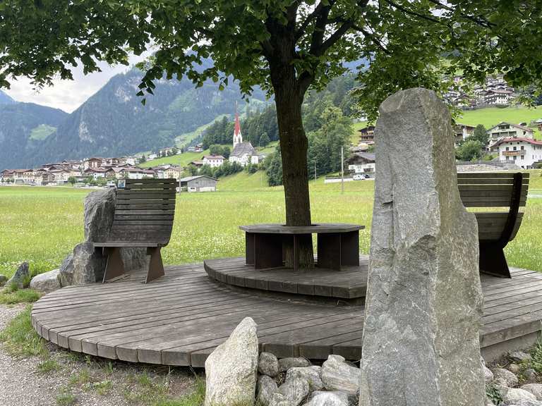 Wasserfall Talbach – Aussicht ins Tal Runde von Ramsau-Hippach ...