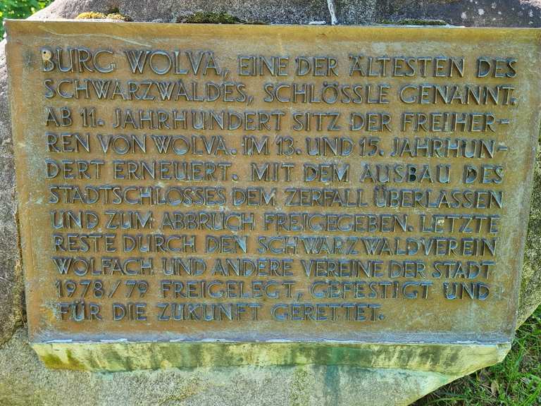 Ruine Wolfach (Wolva): Wanderungen und Rundwege | komoot