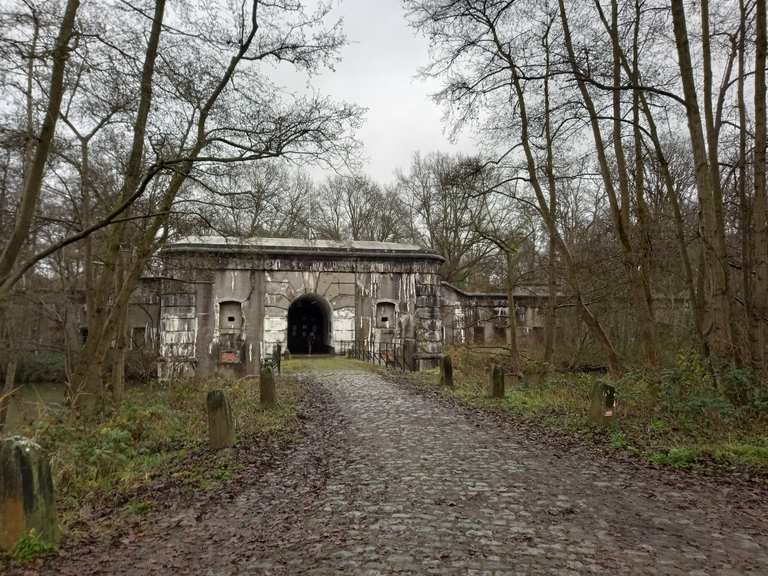 Vlonderpad naar het Fort van Oelegem wandelroutes en hikes | Komoot