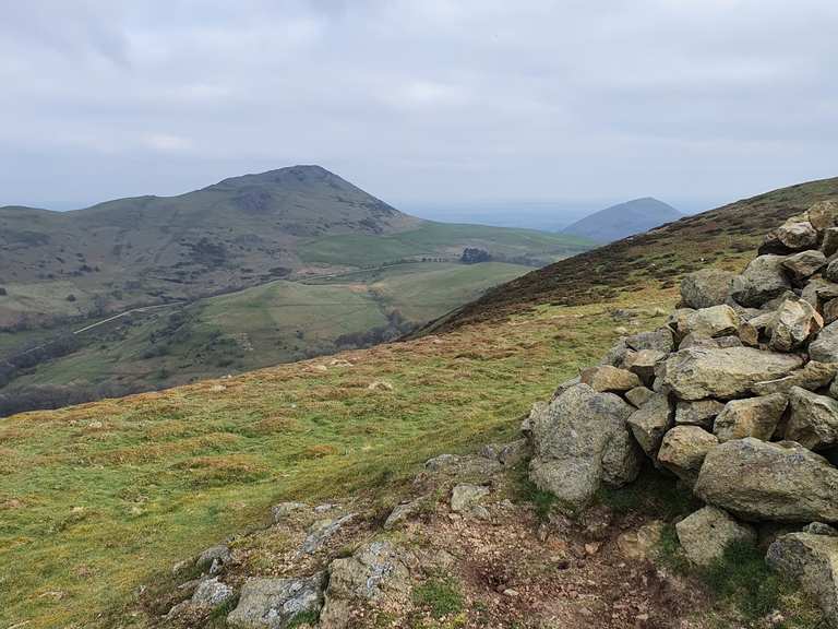 Views across to Long Mynd Routes for Walking and Hiking | Komoot