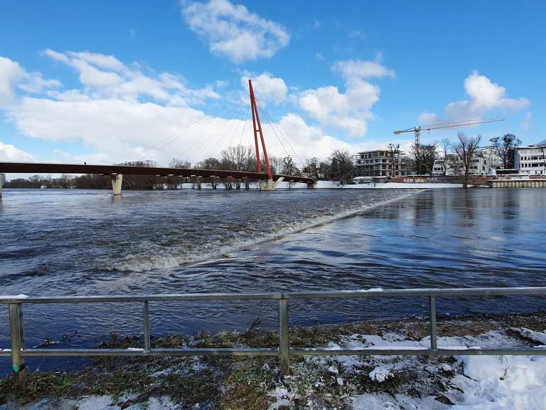 Alte Elbe-Wasserfall: Wanderungen und Rundwege | komoot