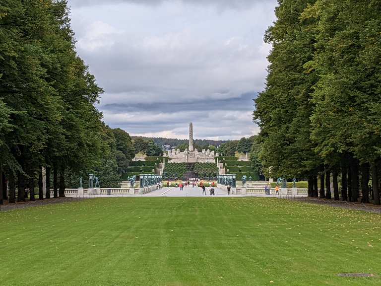 Frogner-Park fietsroutes en kaart | Komoot