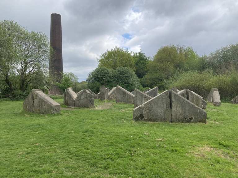Irwell Sculpture Trail – Weir on the River Irwell Runde von ...