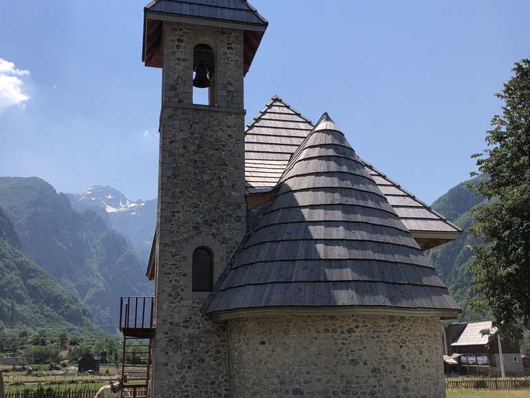 Kisha e Thethit - Church of Theth: Wanderungen und Rundwege | komoot