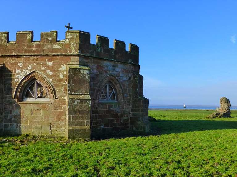 Plover Scar Lighthouse & Cockersand Abbey loop from Glasson | hike | Komoot
